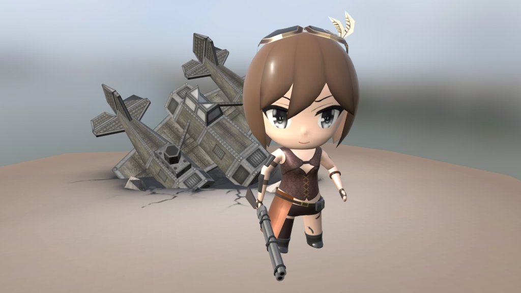 170503 Ku - 3D model by HMkobo [bf42143] - Sketchfab