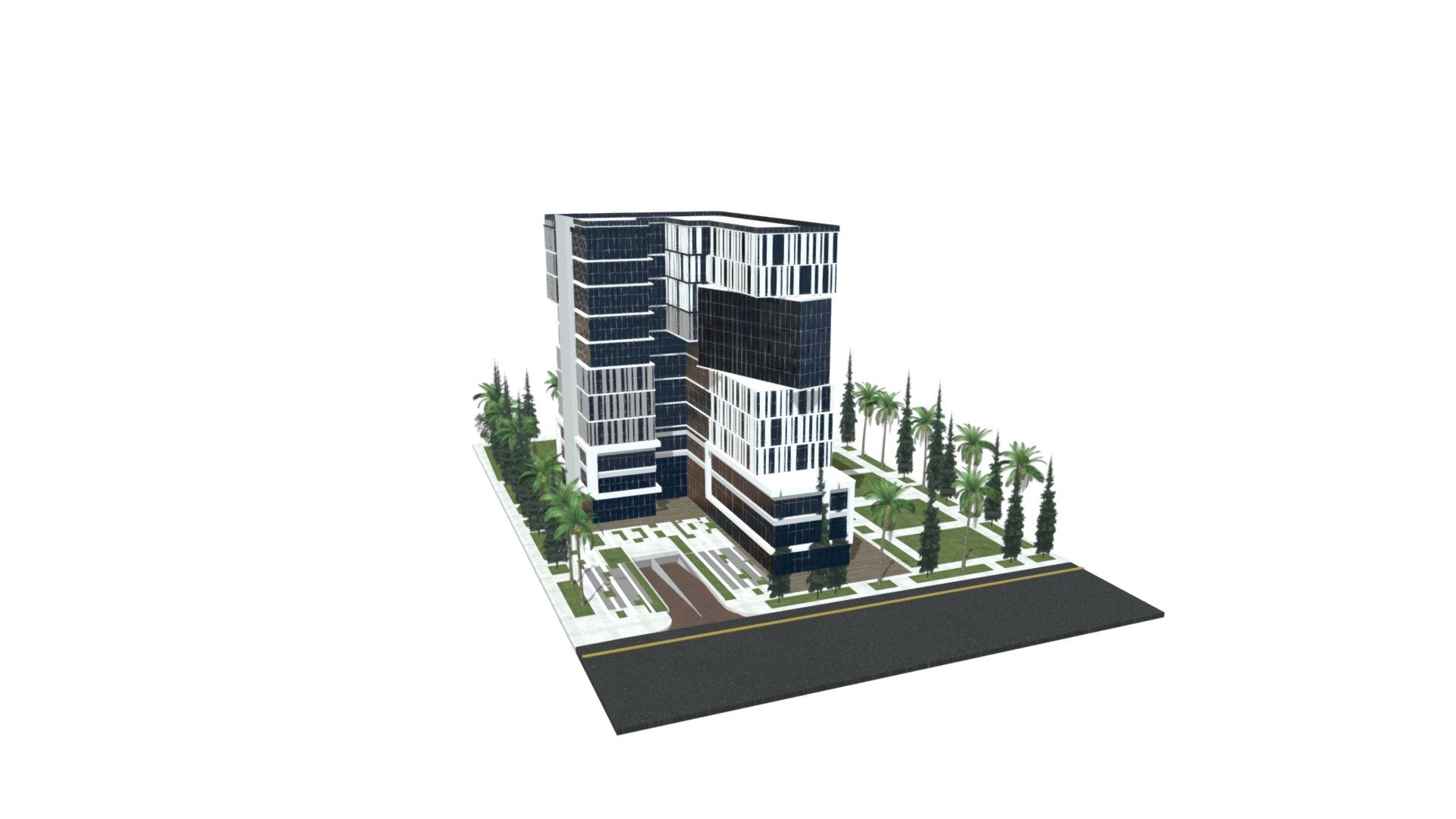 77 business complex - 3D model by Egy-maps [bf451d3] - Sketchfab