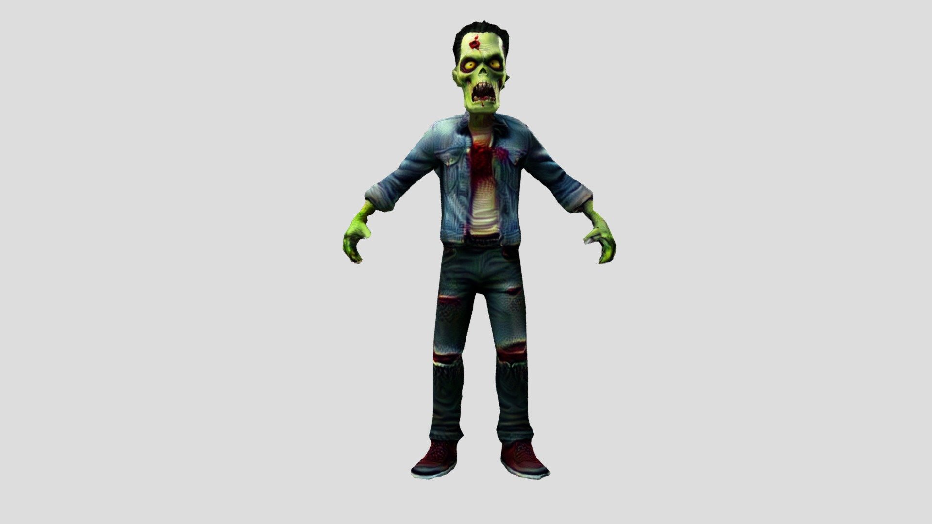 Vivid Zombie - 3D model by Benworks Creations (@BenworksCreations ...