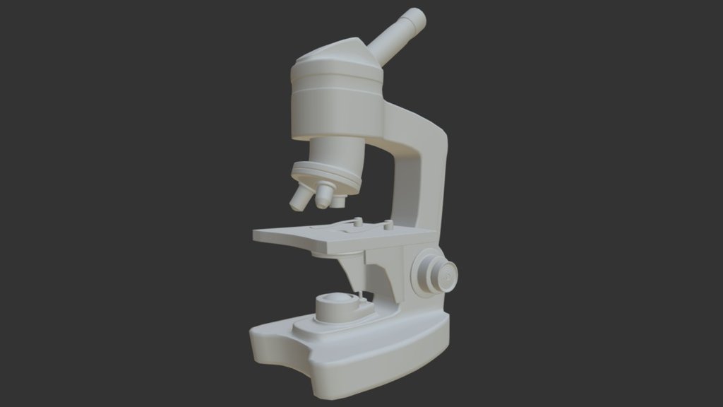 Microscope - 3D model by Robyn Huffaker (@robyndraws) [bf47610] - Sketchfab