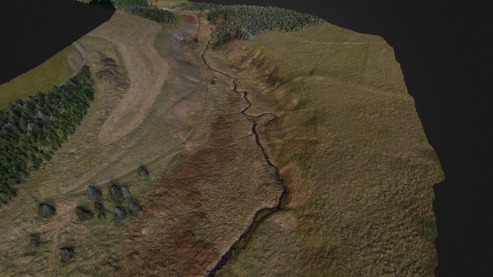 Valley up in the mountains - 3D model by Jan Pacina (@jan.pacina ...
