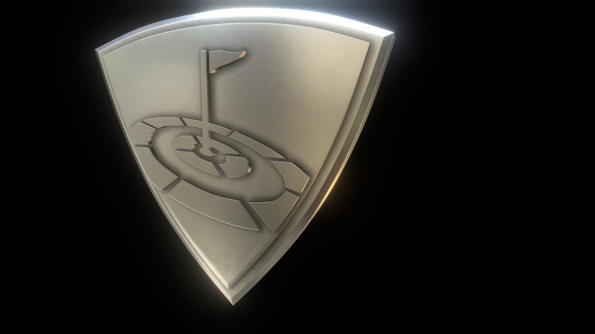 Topgolf Shield (Metal) - 3D model by sdsharp [bf48b9d] - Sketchfab