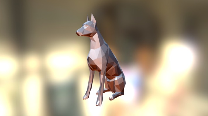 Doberman - 3D model by alexserd [bf496f7] - Sketchfab