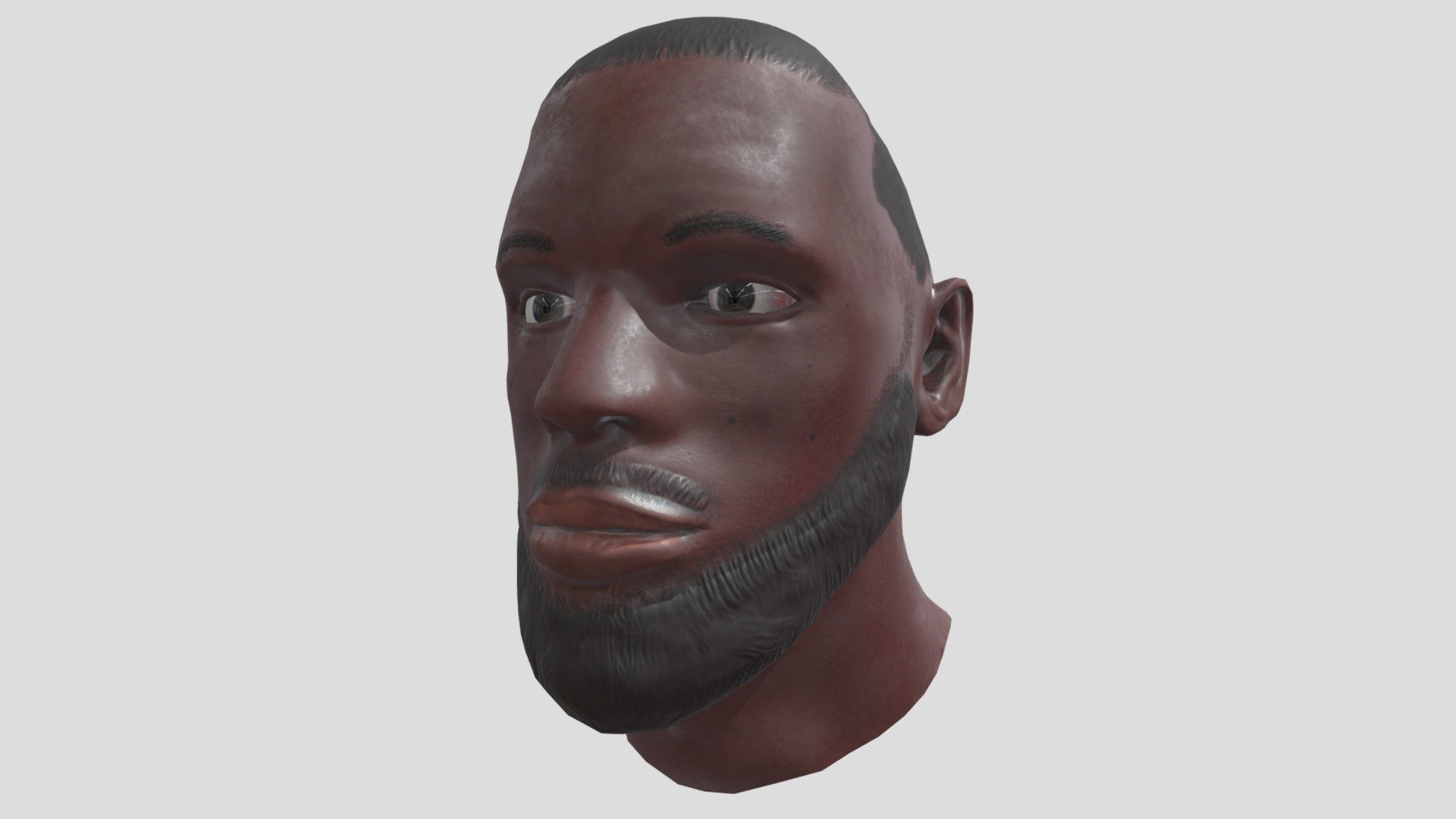 LeBron James Head Bust - 3D model by CRichCreations [bf4a00b] - Sketchfab