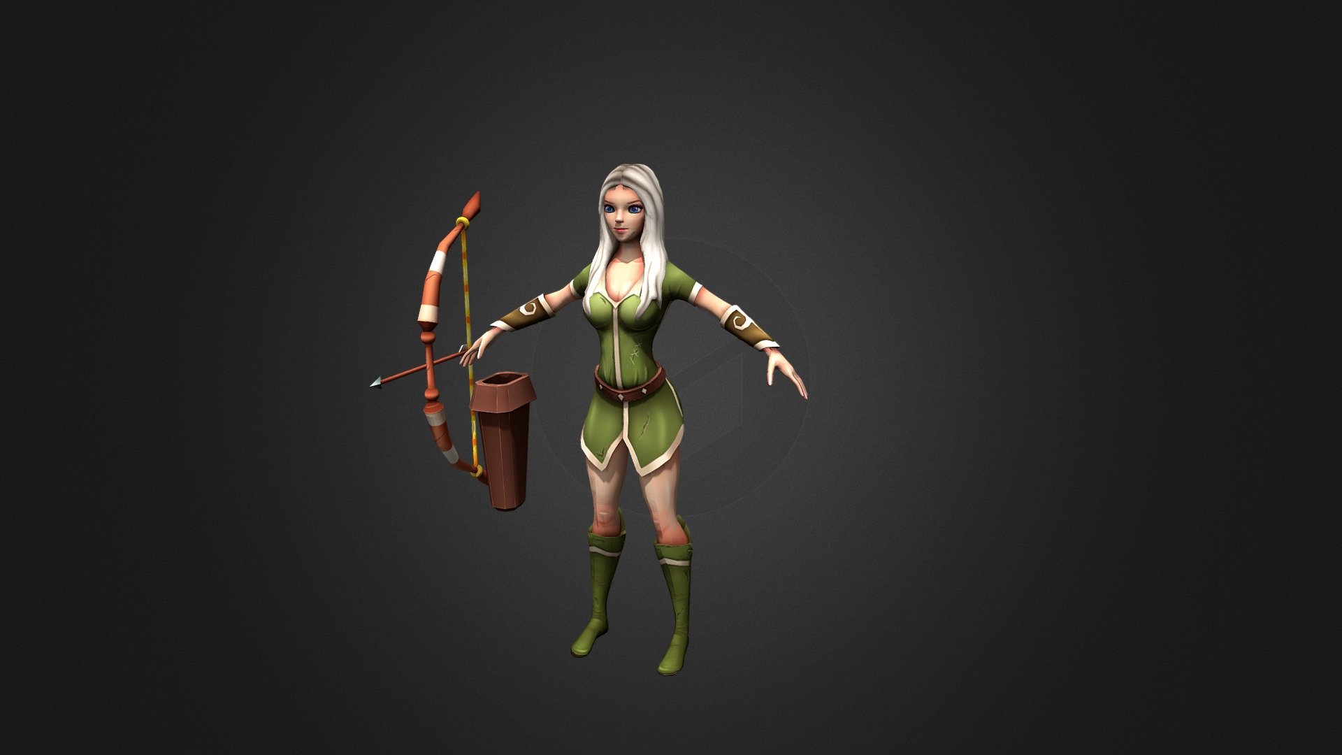 Archer - Buy Royalty Free 3D model by Rifat3D [bf4ae20] - Sketchfab Store