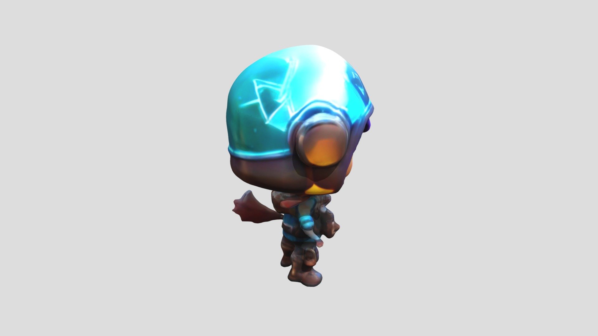 Melee character from a video game, featuring an - Download Free 3D ...