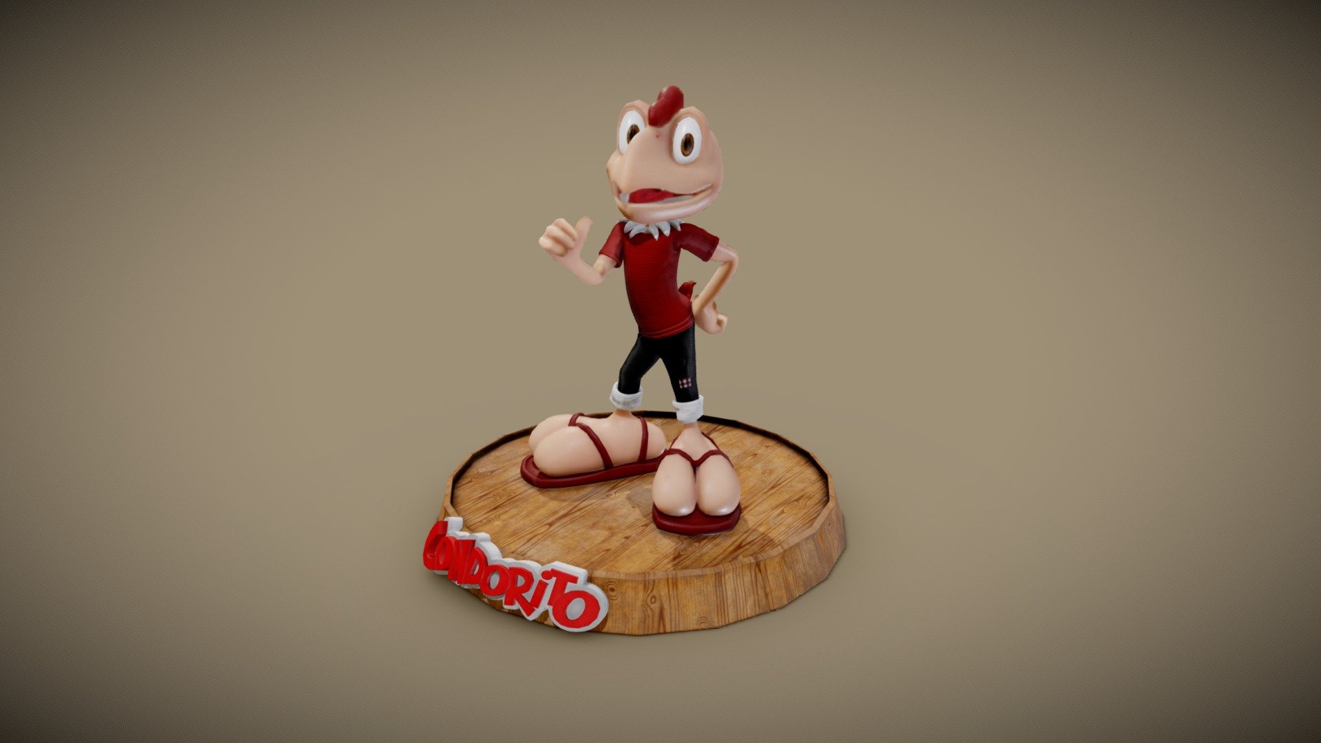 Condorito - 3D model by pa.ul [bf4d3c6] - Sketchfab