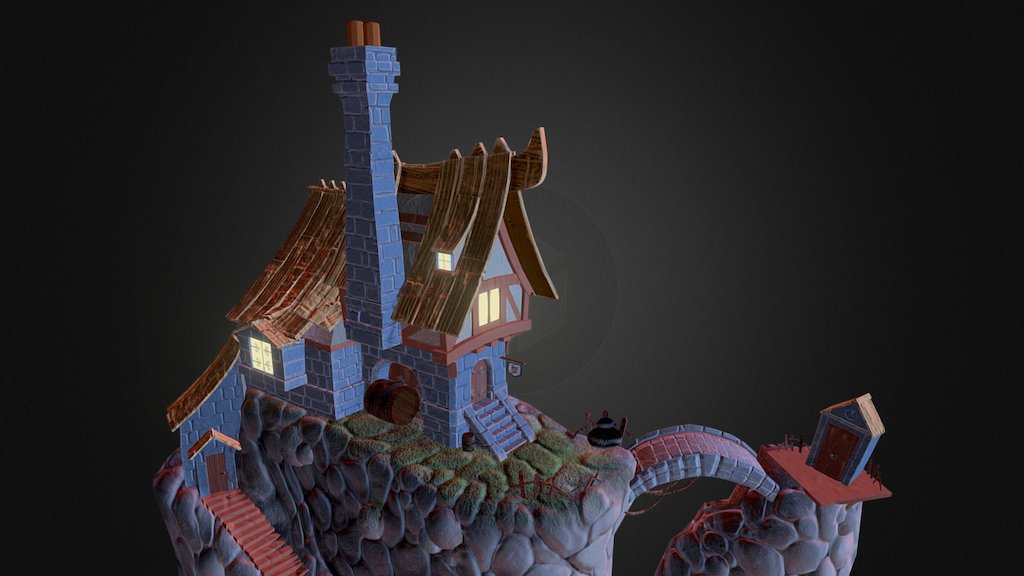 Wizard's house - 3D model by jb0793 [bf4f658] - Sketchfab