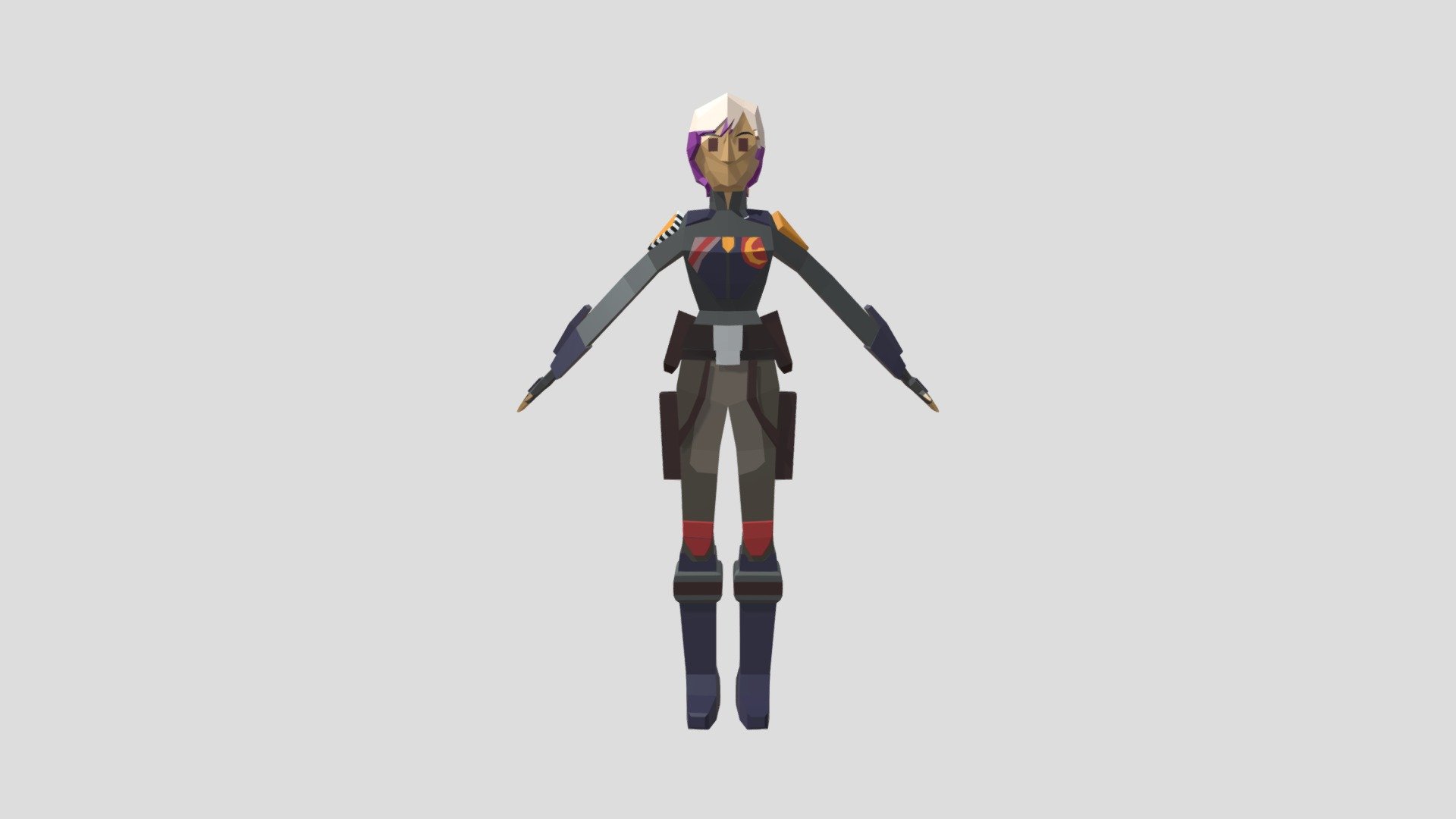 Low Poly Sabine Wren - Download Free 3D model by KerVarrak [bf4f6c3 ...