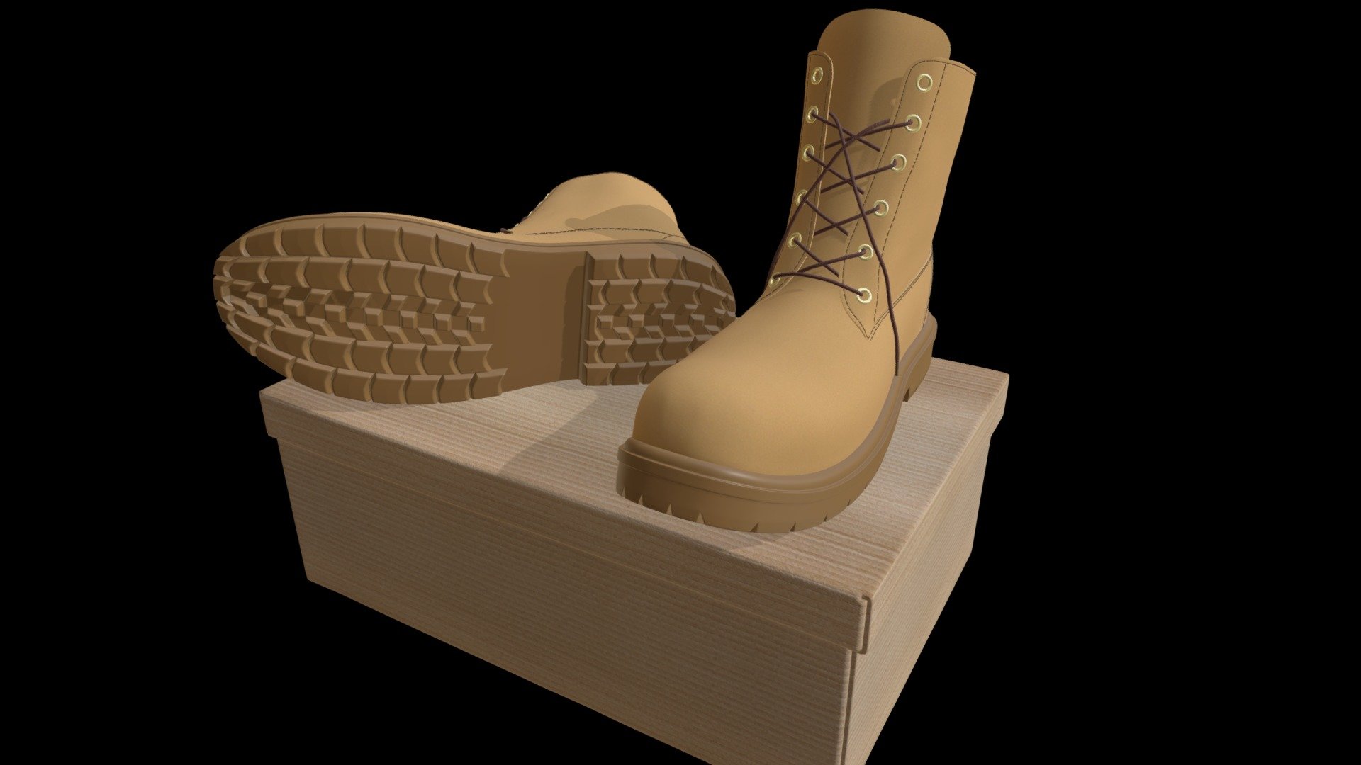 Boots - 3D model by Tigran (@tigrankhachatryan) [bf4f7f1] - Sketchfab