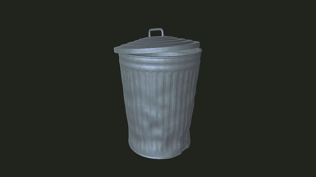 Trash Can (Final Render) - 3D model by Aaron Vantrees (@NinjaStreak456) [bf5099b] - Sketchfab