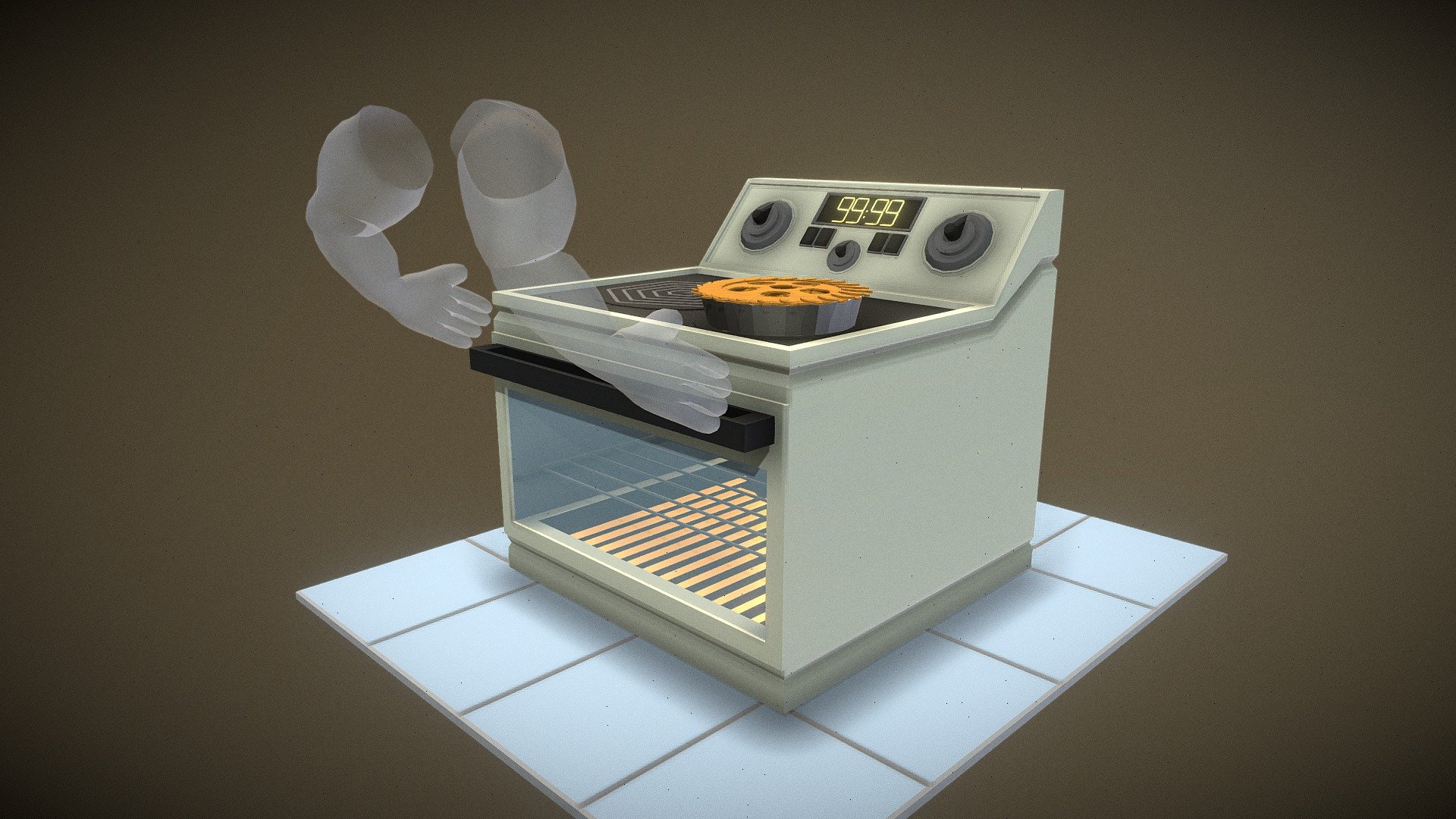 Apple Pie Bake - 3D model by alexthebear [bf50e89] - Sketchfab