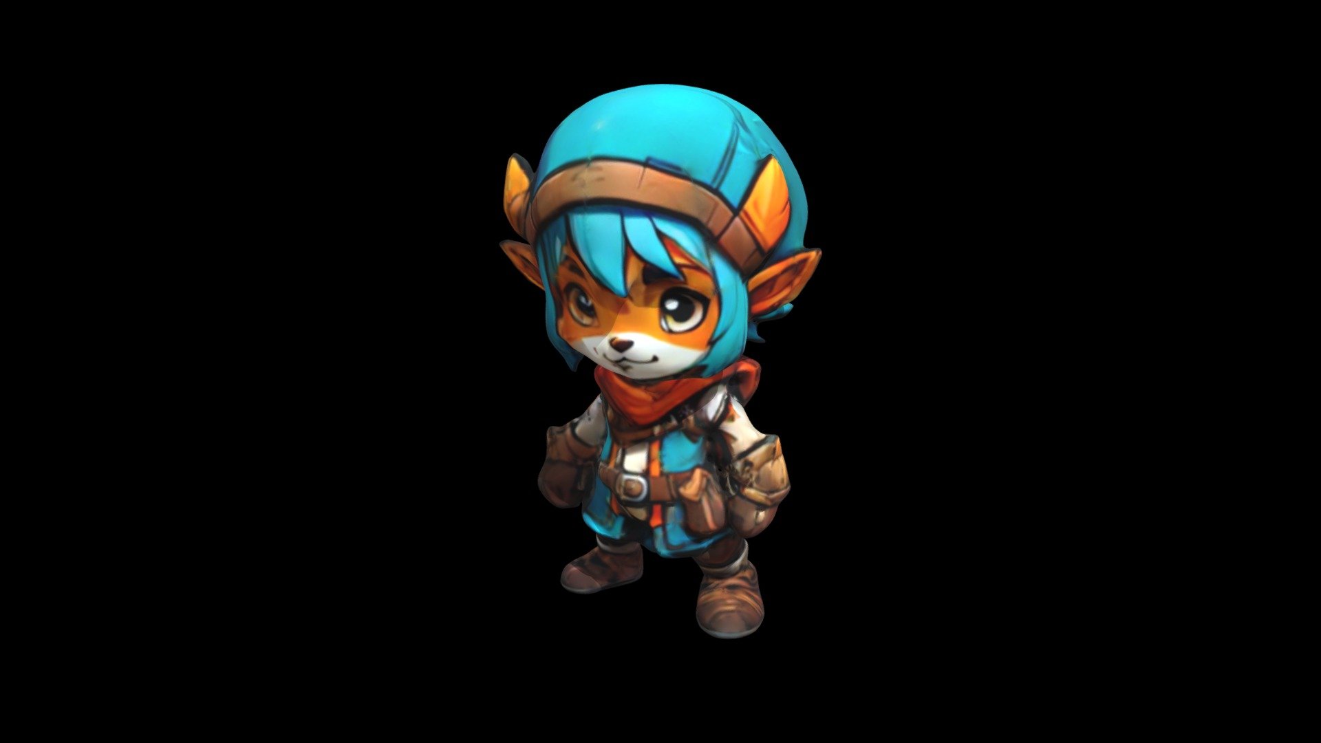 "Portrait of Rayne from League of Legends" - Download Free 3D model by ...