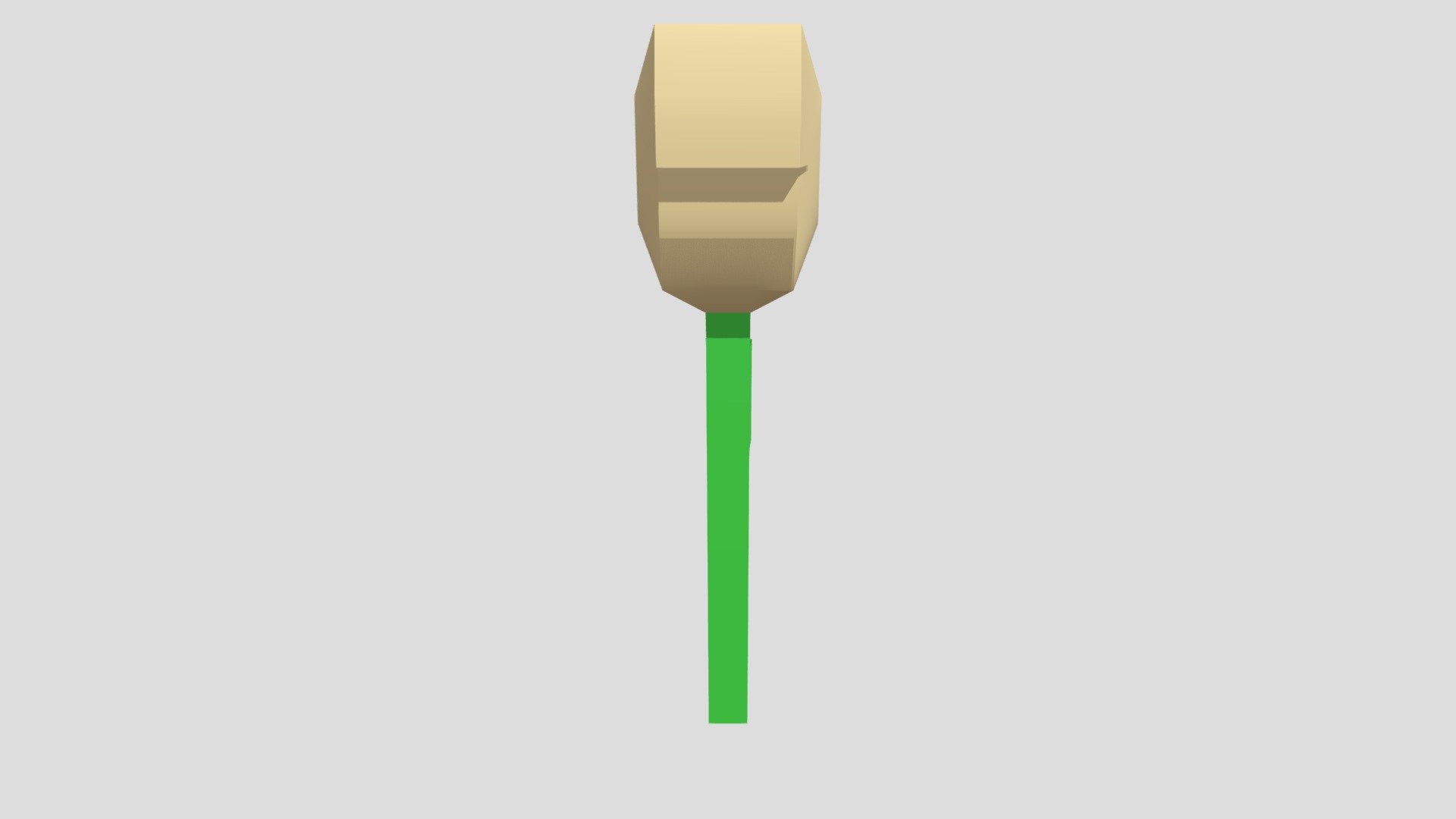 Yellow pixel flower - 3D model by sivers_world [bf527c3] - Sketchfab