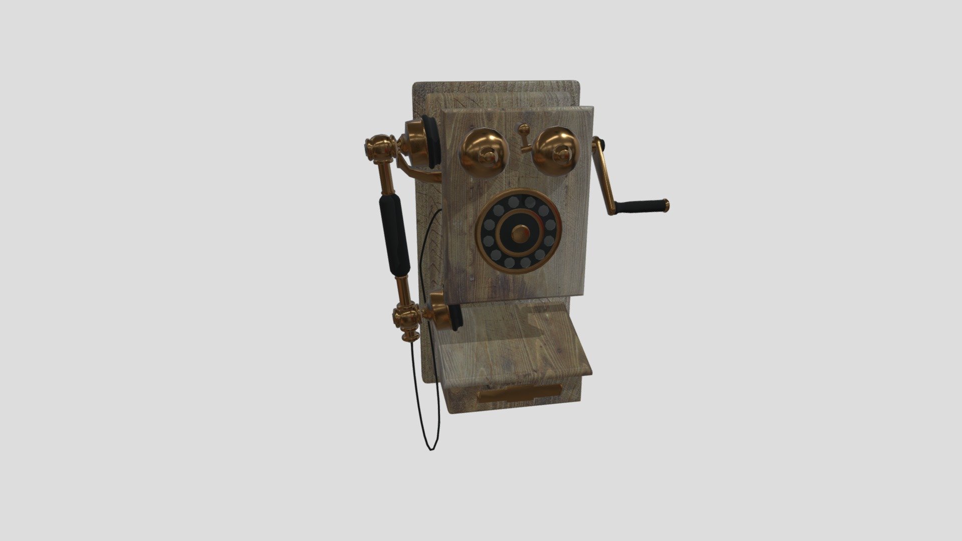 old rotary telephone by 6organ - 3D model by Gorgan.Akathektos [bf52970 ...