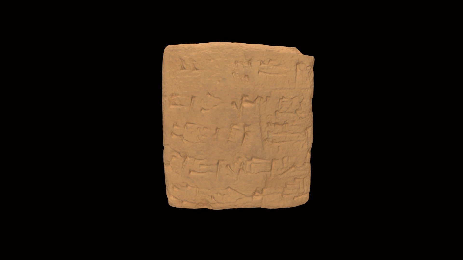 Cuneiform Tablet HMANE1899.2.354 - 3D model by Harvard Museum of the ...