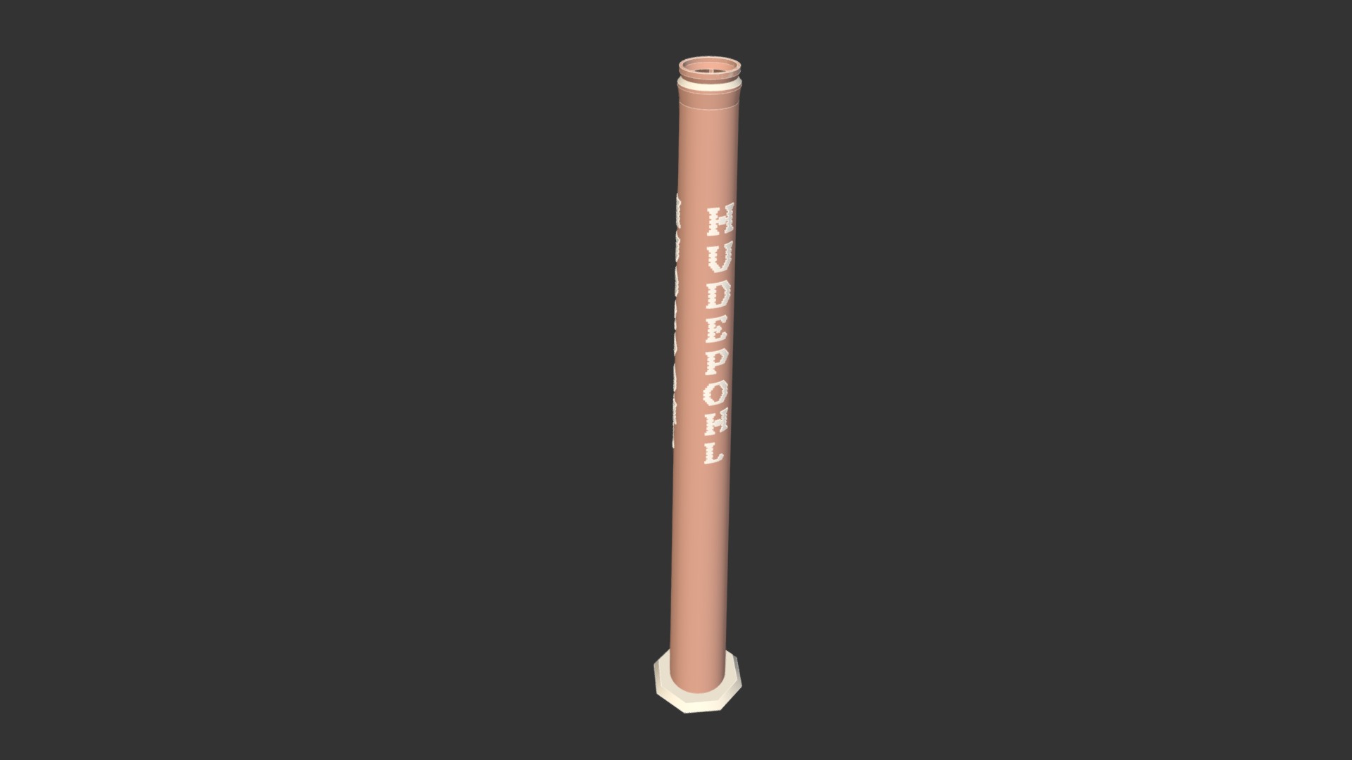 Hudepohl Smokestack - 3D model by Robby Blum (@blumrj) [bf54719 ...