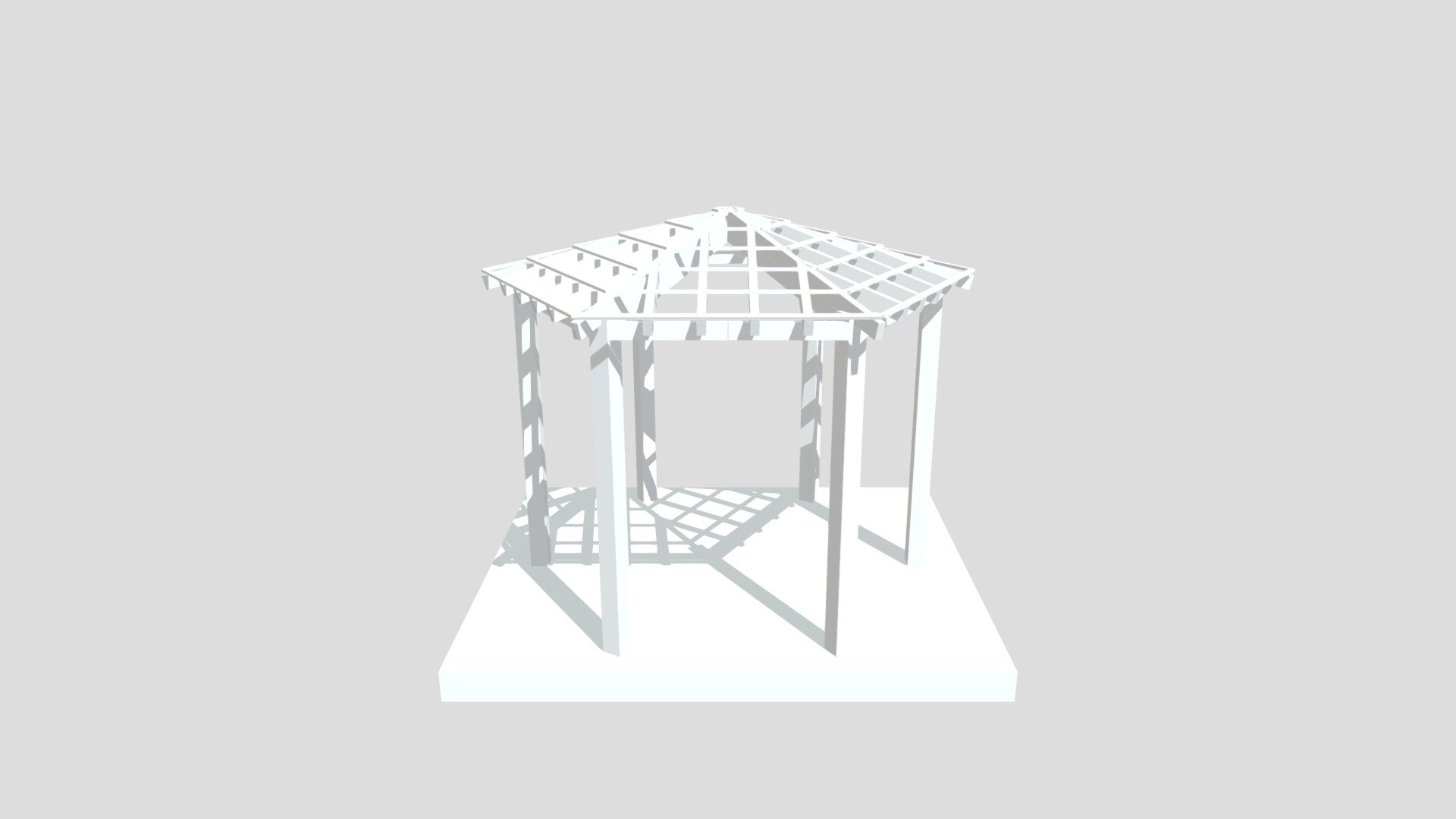 QUIOSQUE TIPO 3 SESC CE - Download Free 3D model by EC Estrutural ...