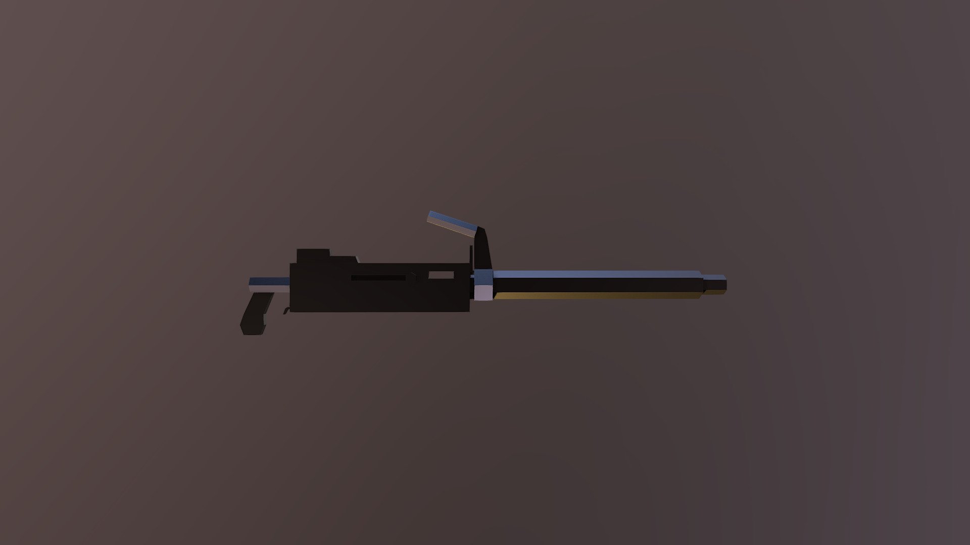[Free-To-Use] Low-Poly M1919 Browning - Download Free 3D model by ...