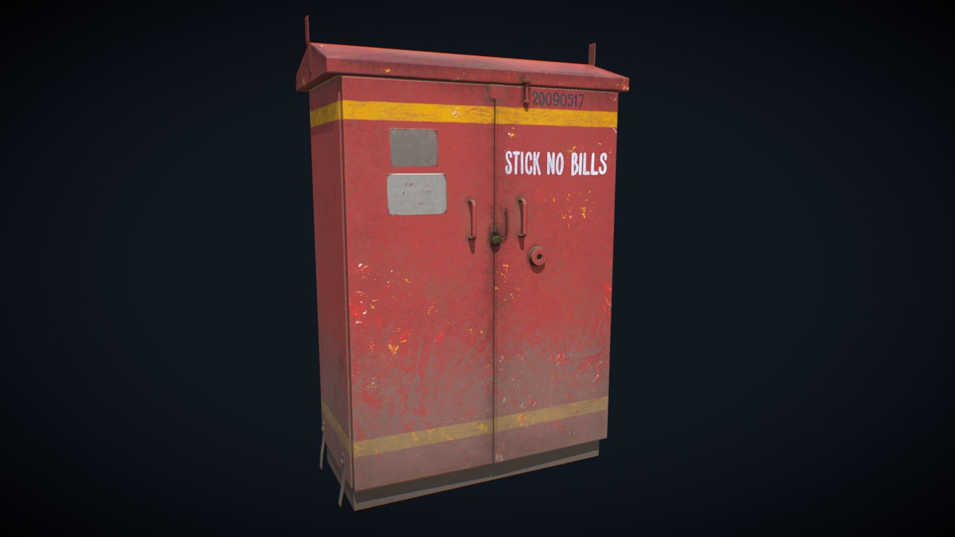 Electric Box - 3D model by YUshakola [bf57717] - Sketchfab