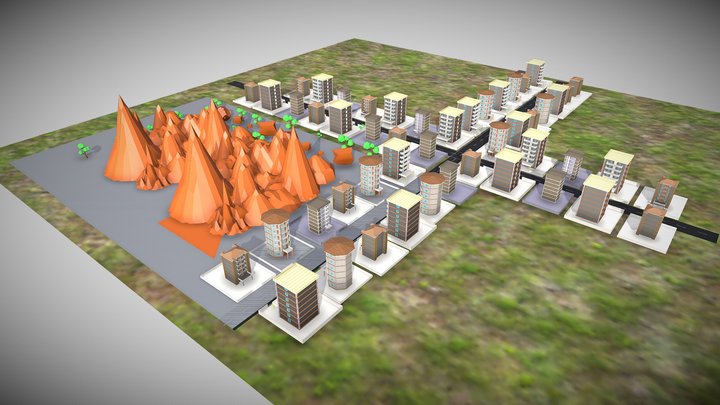 City-building 3D models - Sketchfab
