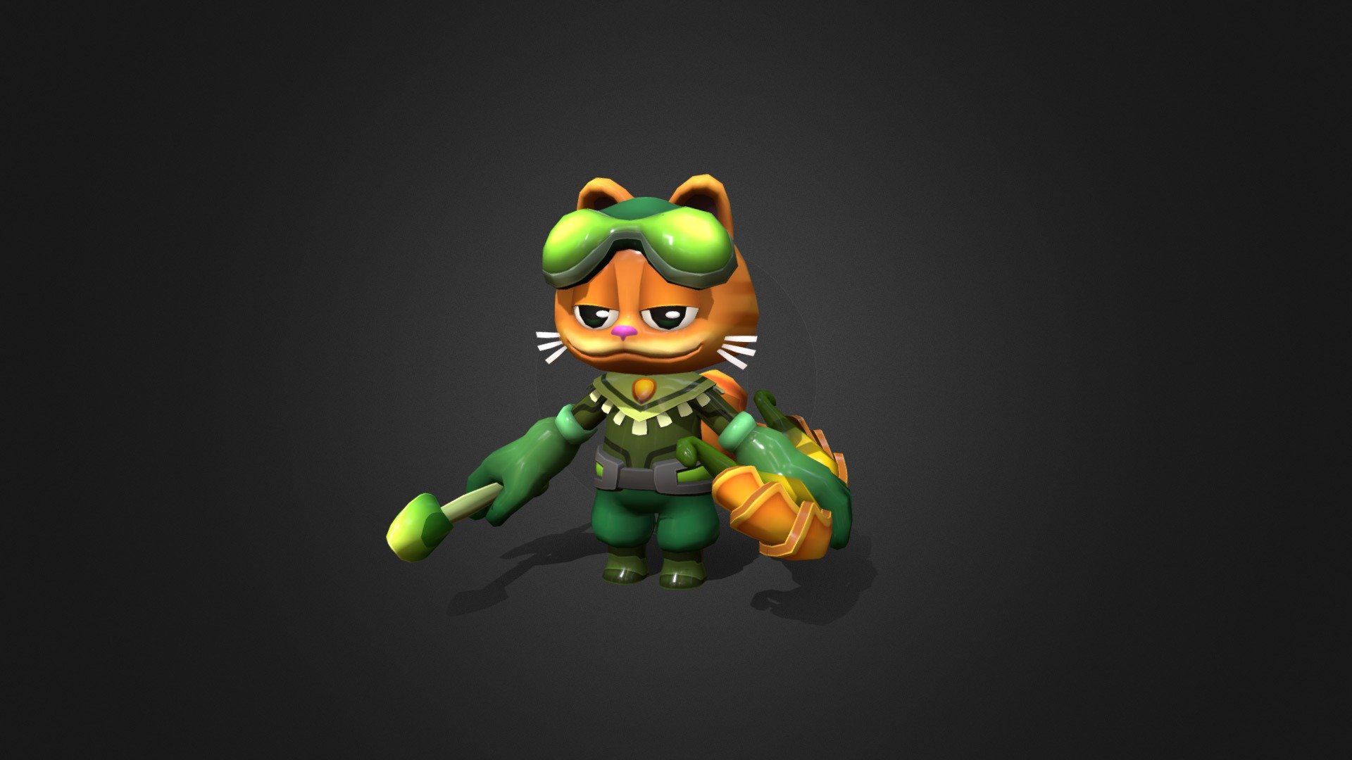 Cat 03 - 3D model by KickAss [bf5afa7] - Sketchfab