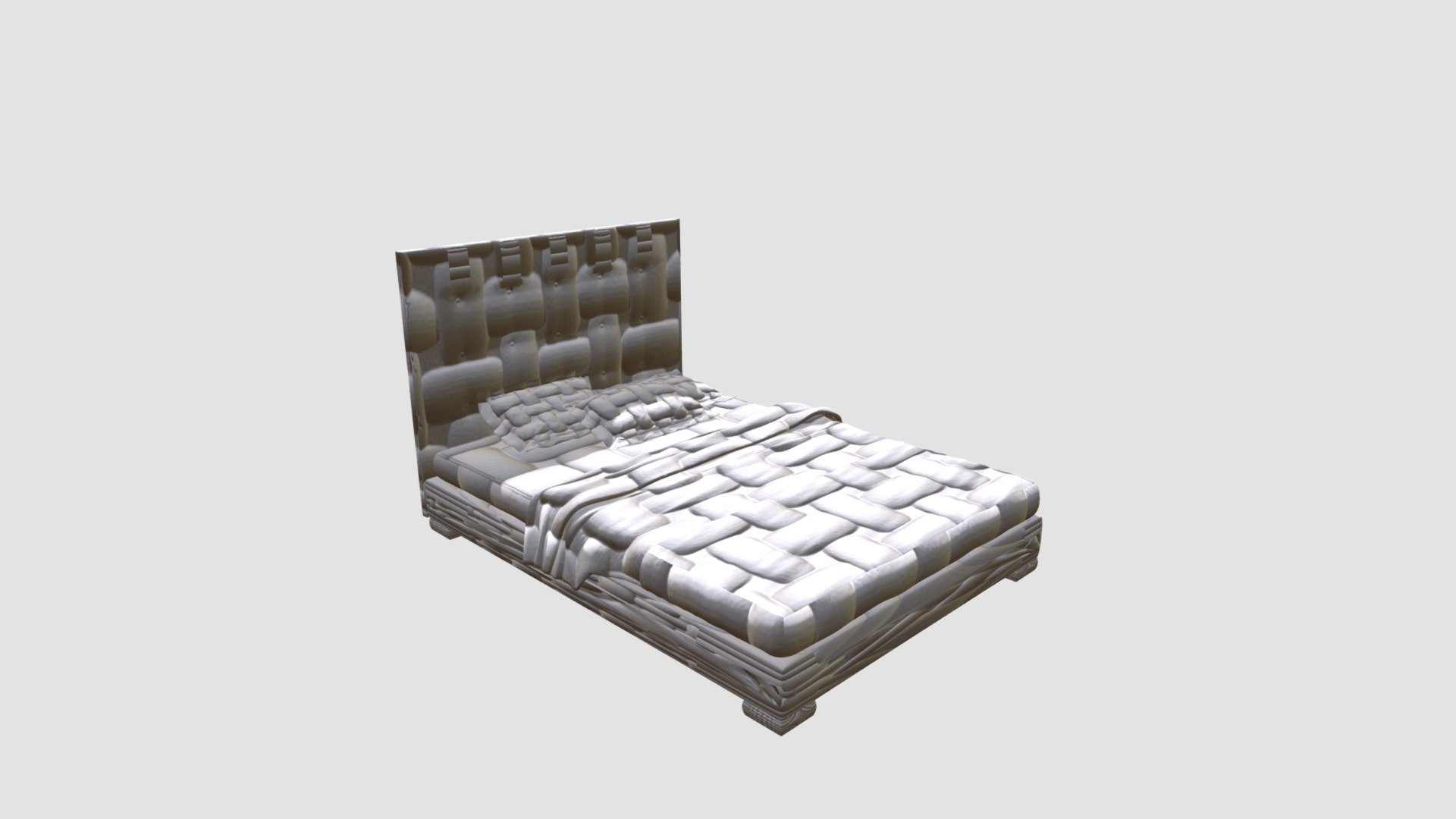 Bed Buy Royalty Free 3d Model By Evermotion [bf5d526] Sketchfab Store