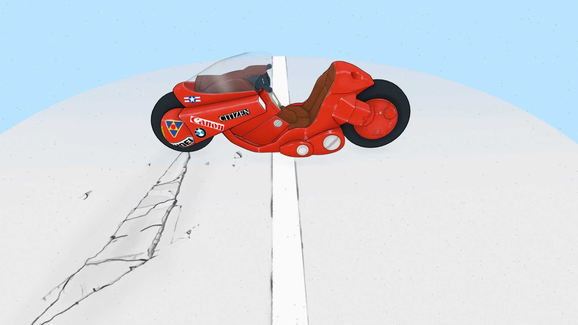 Akira Motorcycle (Kaneda's Bike) - 3D model by sergiofabian20 [bf5f9fb ...