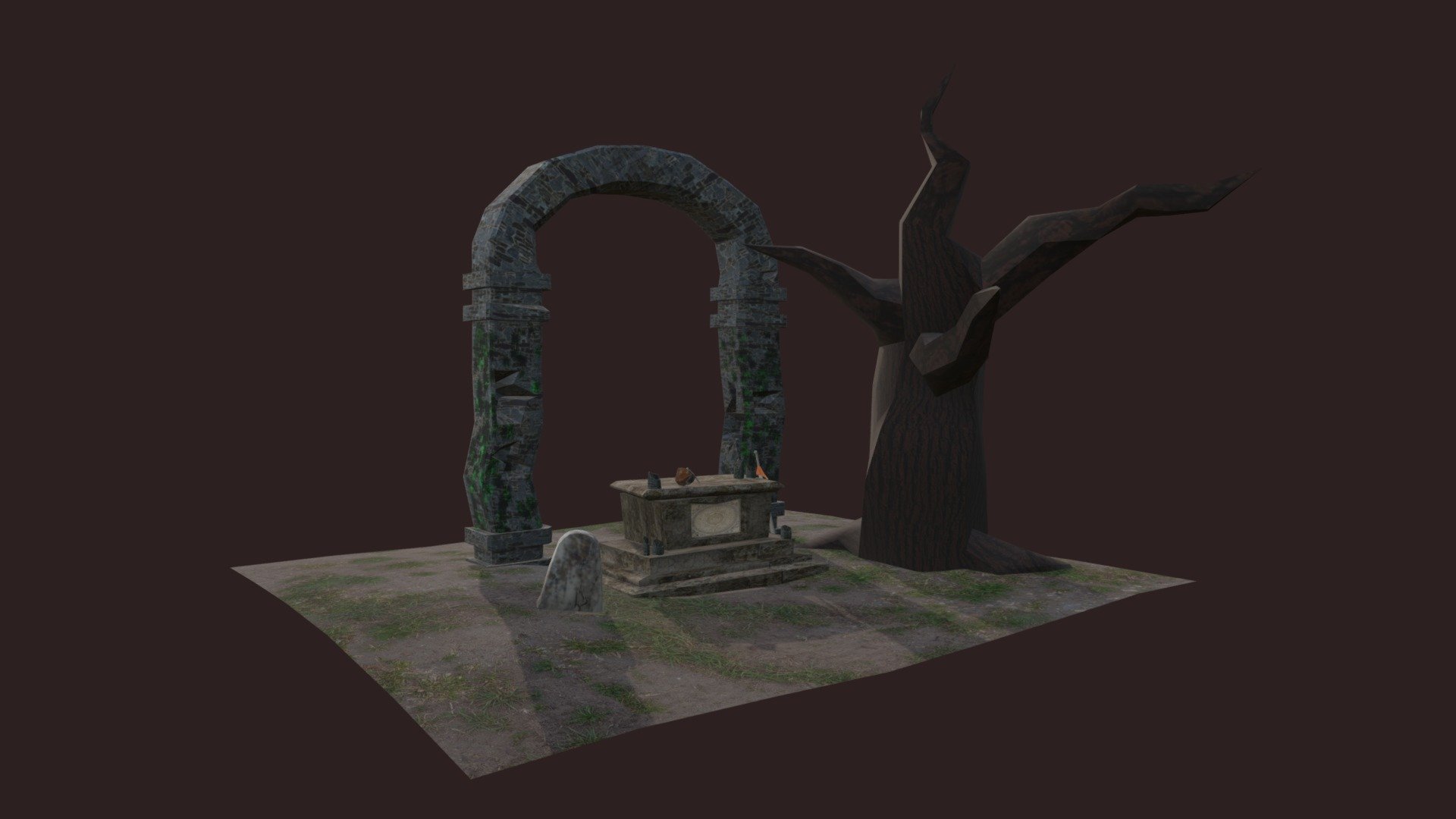 Tomb - 3D model by Shane Ellis (@sellis11) [bf5ff2b] - Sketchfab