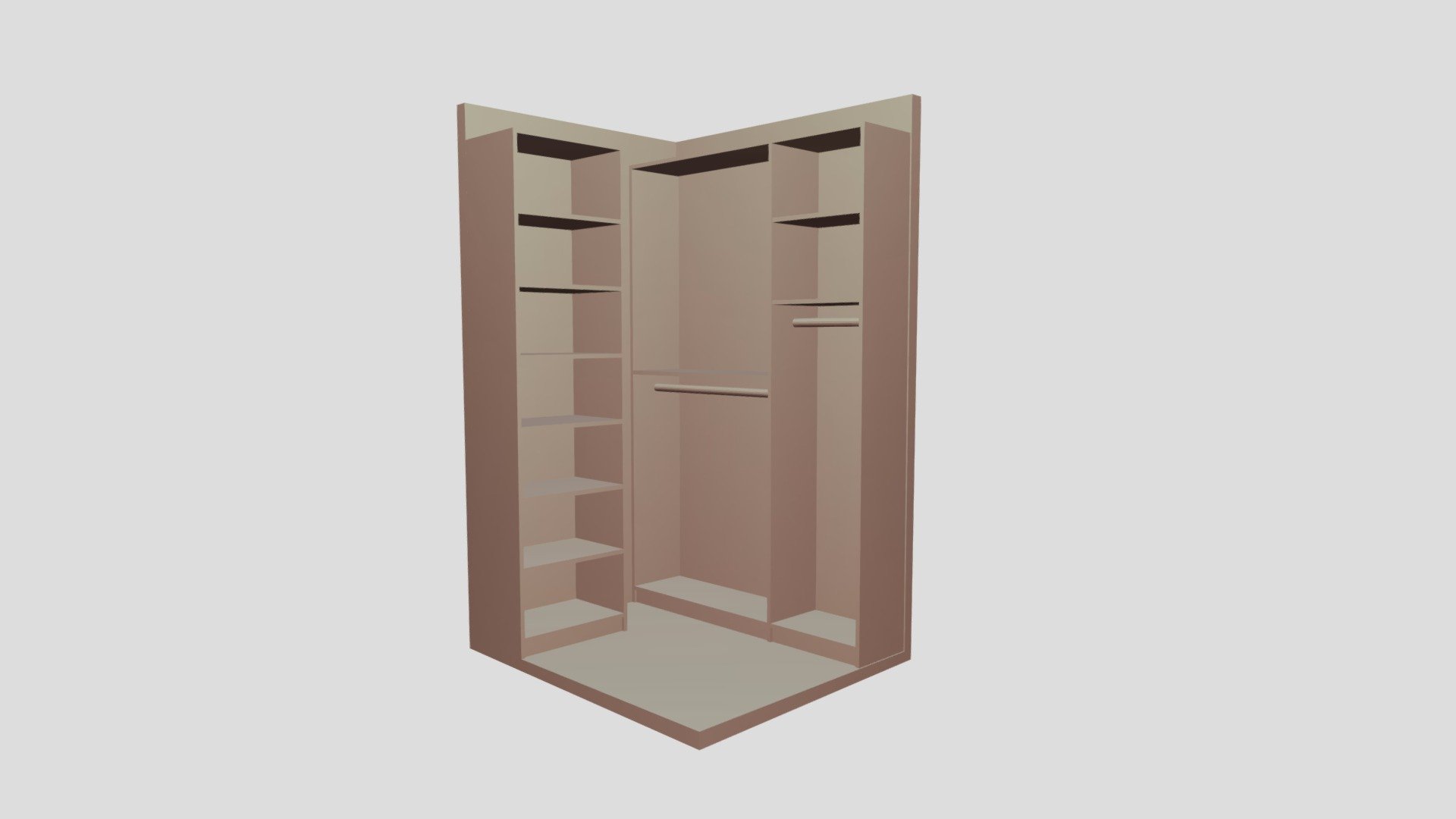 Corner Closet - Download Free 3D model by MrVamp [bf6020d] - Sketchfab