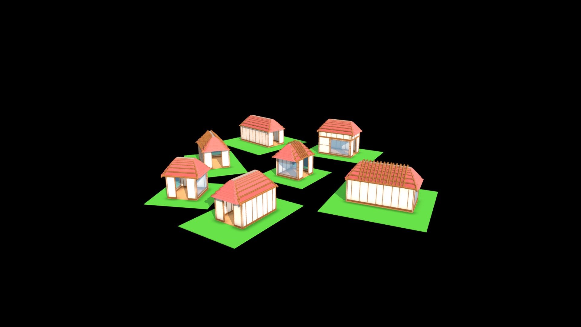 Japanese house kit02 - 3D model by KarimFatatry [bf618ce] - Sketchfab