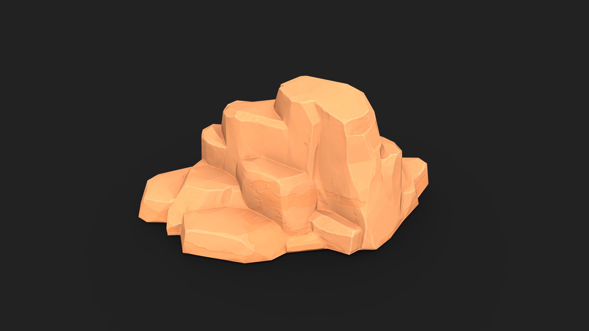 Rock | Sandstone | Desert - 3D model by YadroGames [bf6223b] - Sketchfab