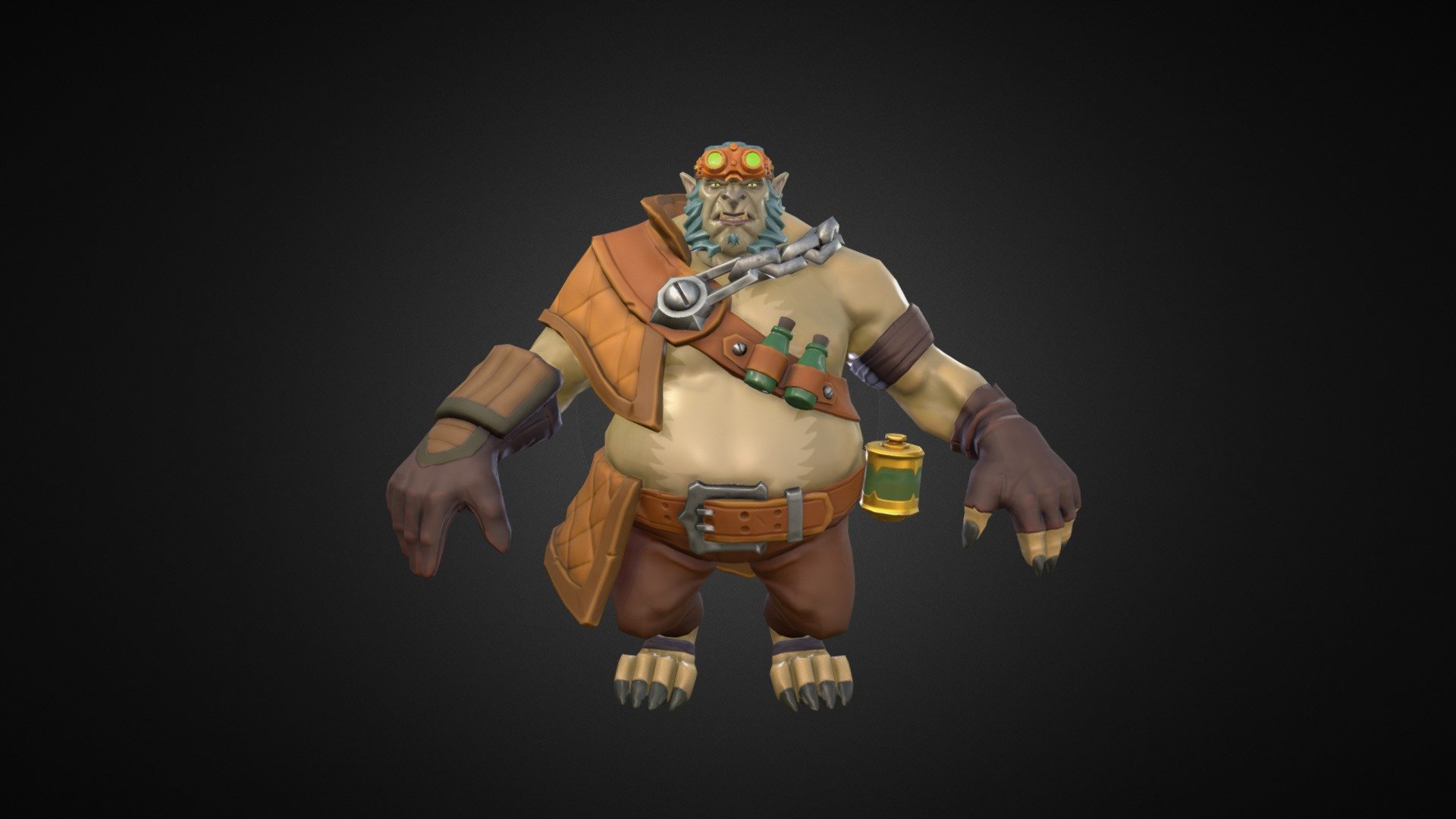 bigman_low_final - 3D model by Antony42 [bf6262b] - Sketchfab