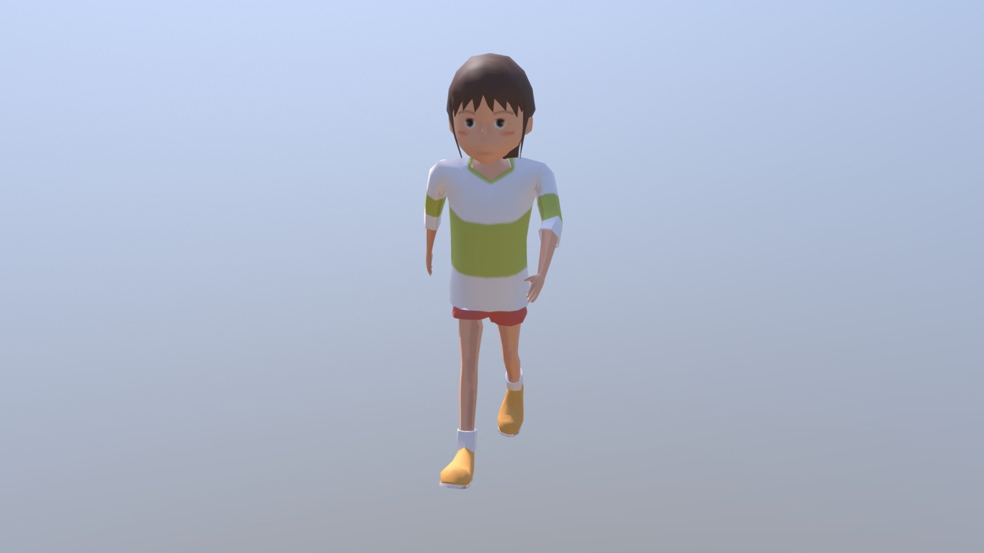 Chihiro Walking Animation - 3D model by ferraririchman [bf6287a ...