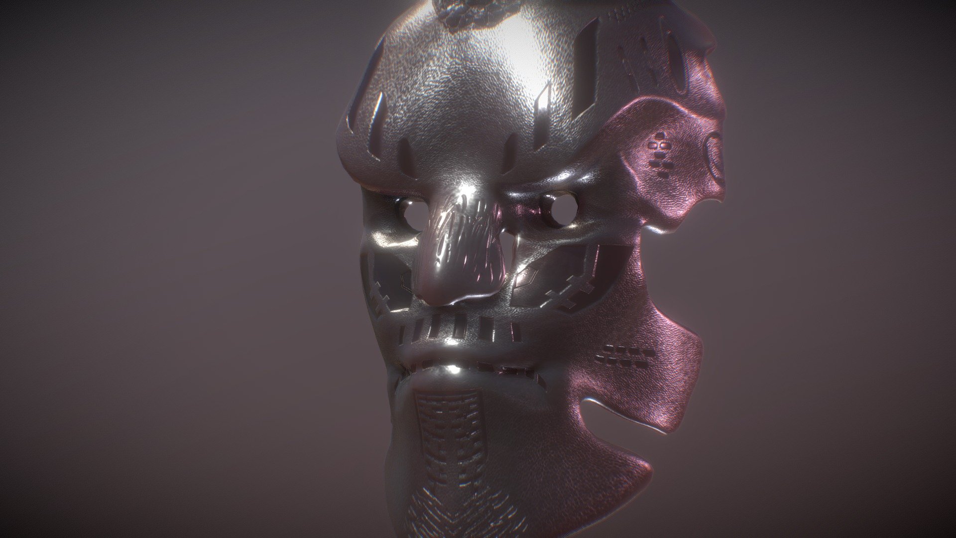 DEMON MASK - Download Free 3D model by Idmenthal (@idmental.id ...