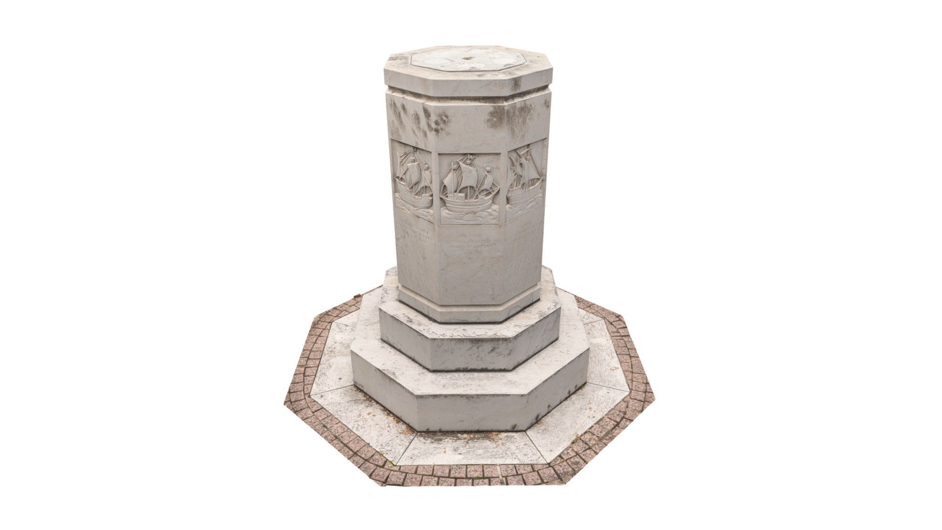 Christopher Columbus monument plinth - Download Free 3D model by Katie ...