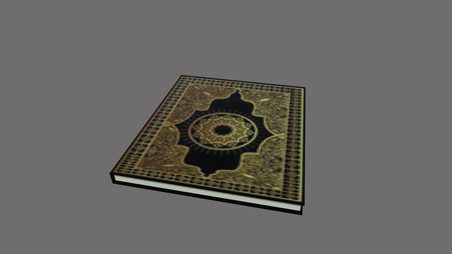 Koran Karim - 3D model by zaid (@abakaradoum) [bf670cb] - Sketchfab