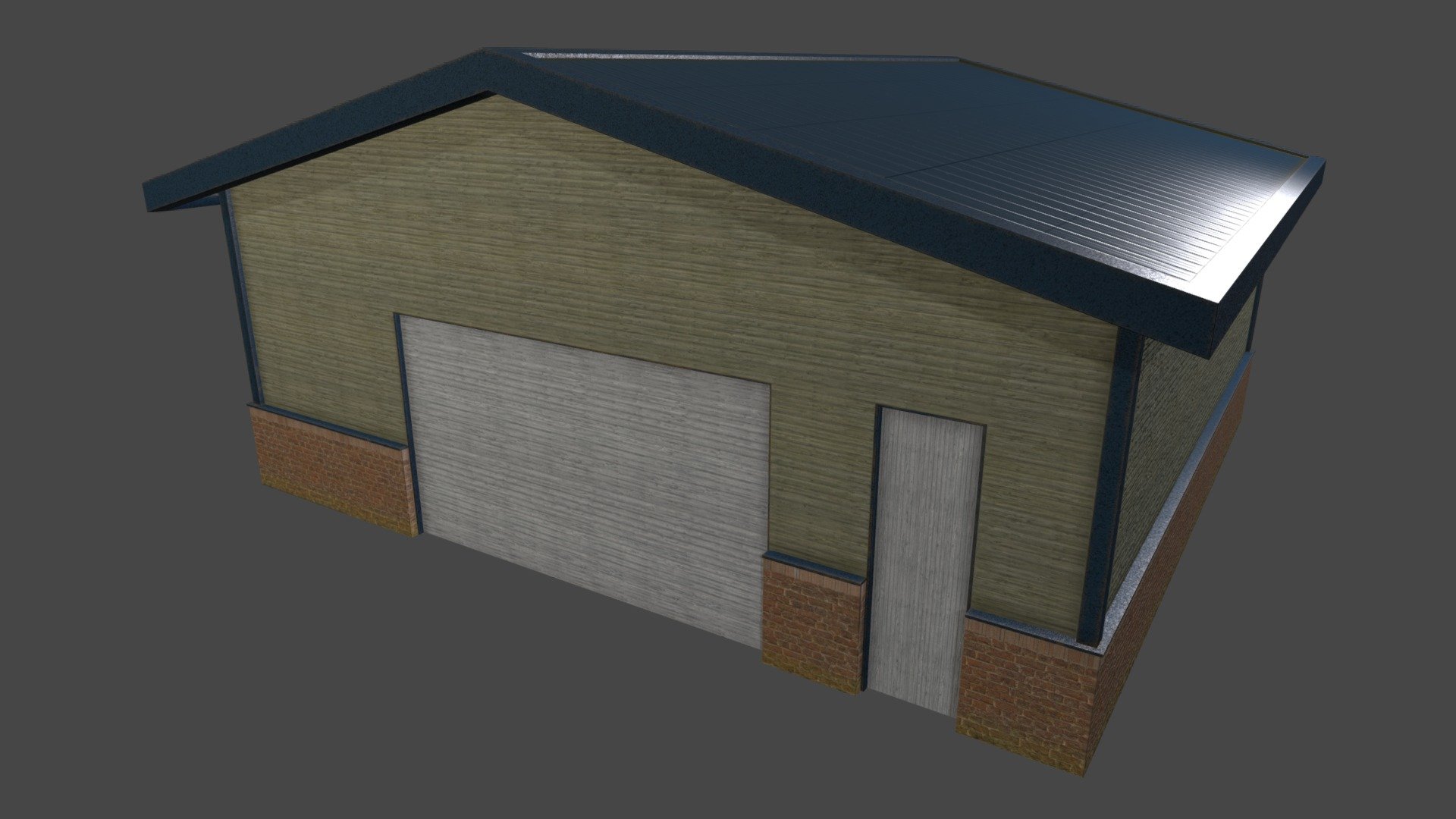 small Modern Garage - Download Free 3D model by Wardster (@WardsterSAW ...