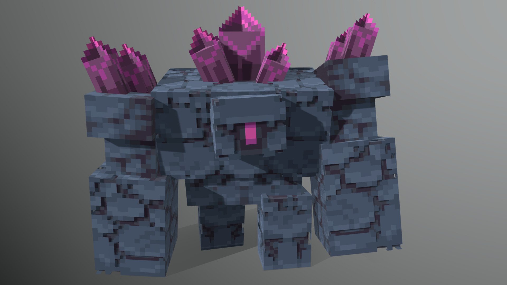 Amethyst Golem - 3D model by Morgan Freeguy (@MorganFreeguy) [bf68031 ...