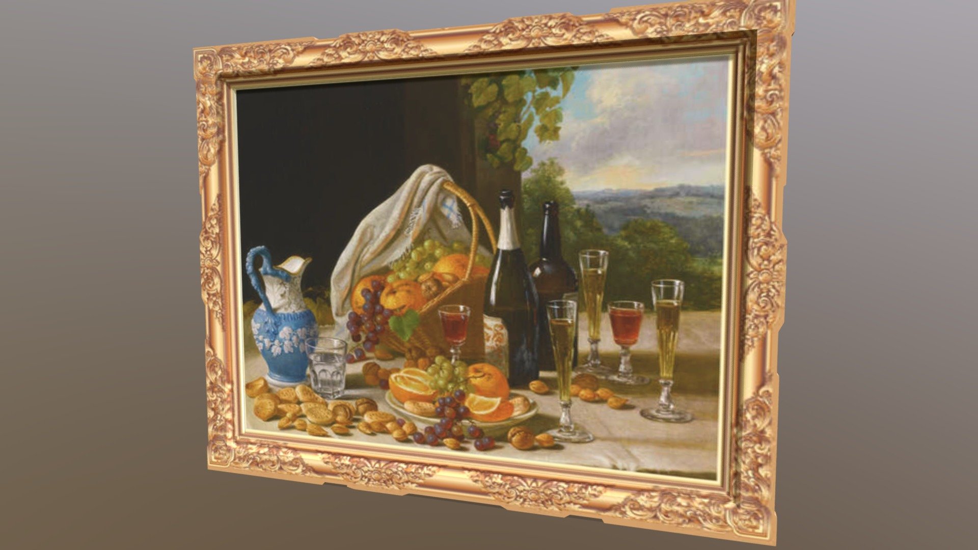 Picture frame 07 - Buy Royalty Free 3D model by digikstudio [bf6867e ...