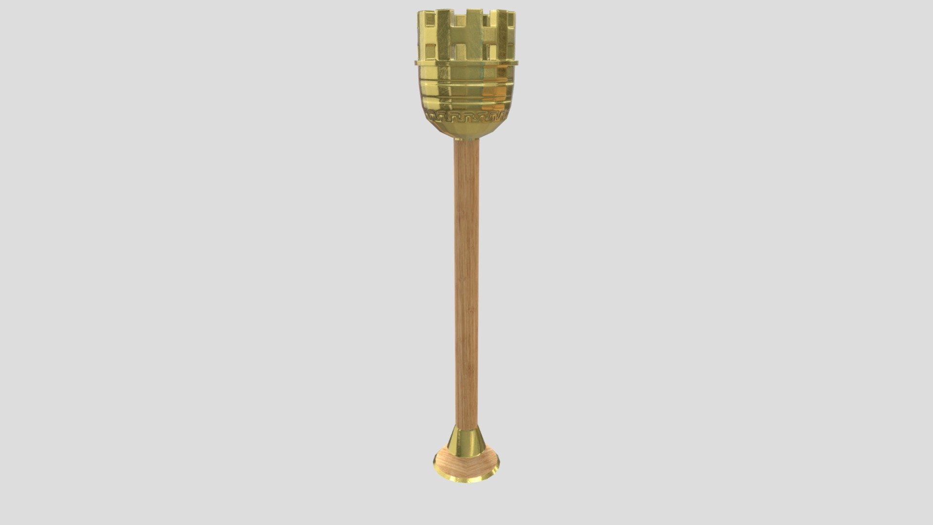 StandingTorch - 3D model by HannahBlakeman [bf694b7] - Sketchfab