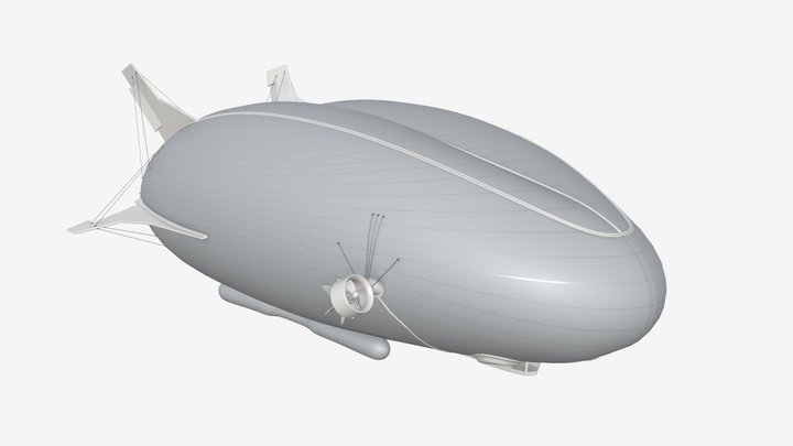 Blimp 3D models - Sketchfab
