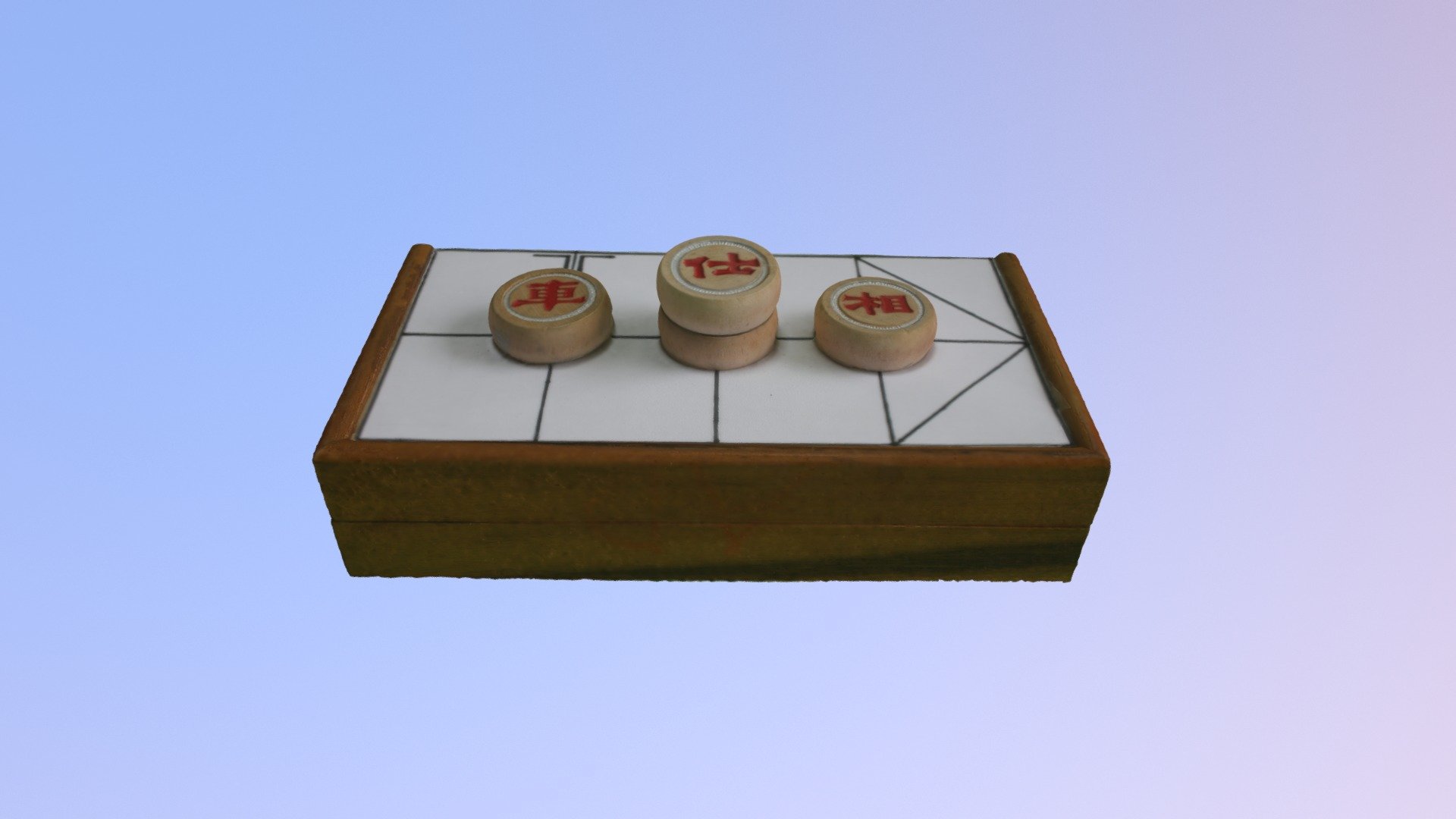 Chinese Chess Pieces Model - 3D model by stephanieng [bf6a2e9] - Sketchfab