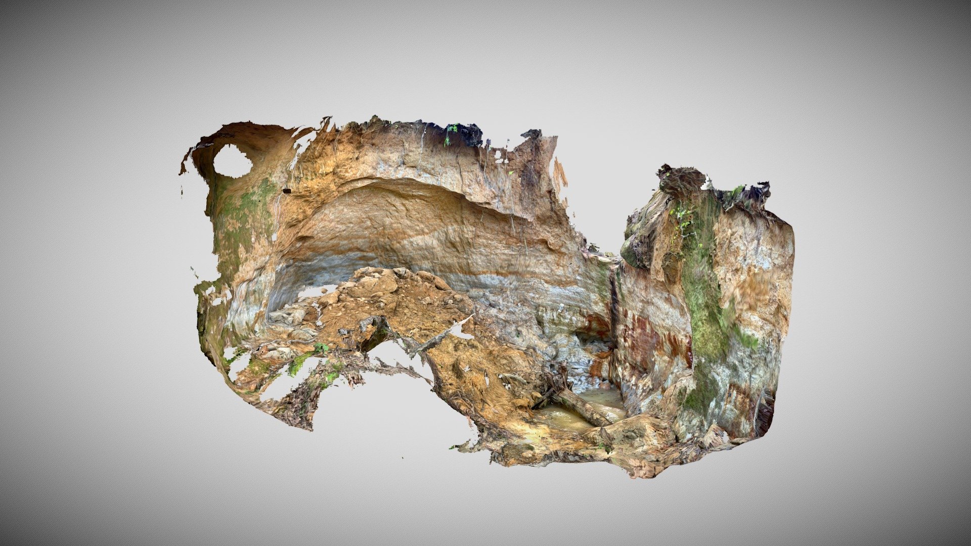 Inverted Topography in the Piedmont - 3D model by bflinch [bf6a3a6 ...