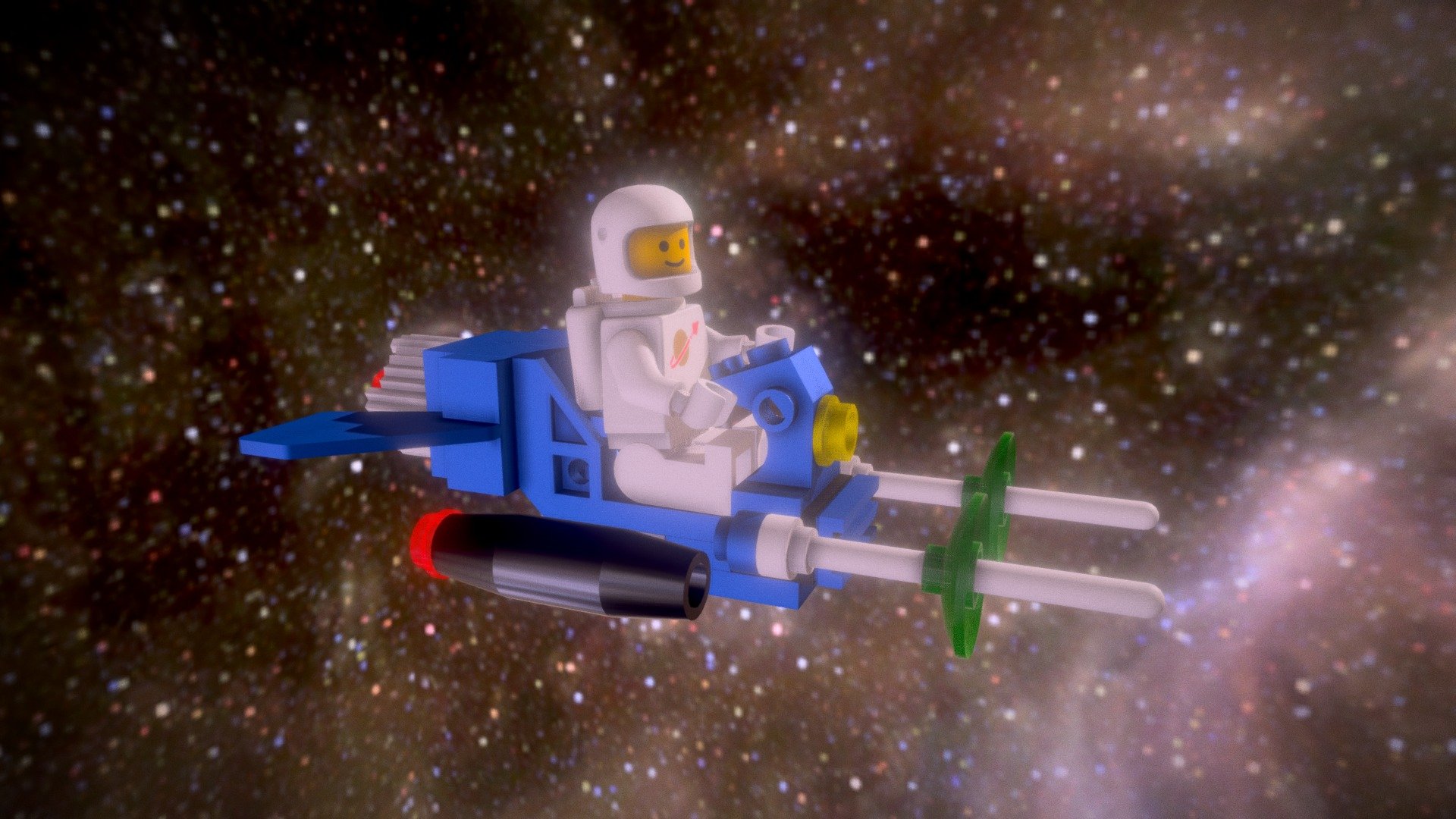LEGO Astro Scooter - Download Free 3D model by HansWurschd [bf6b386 ...