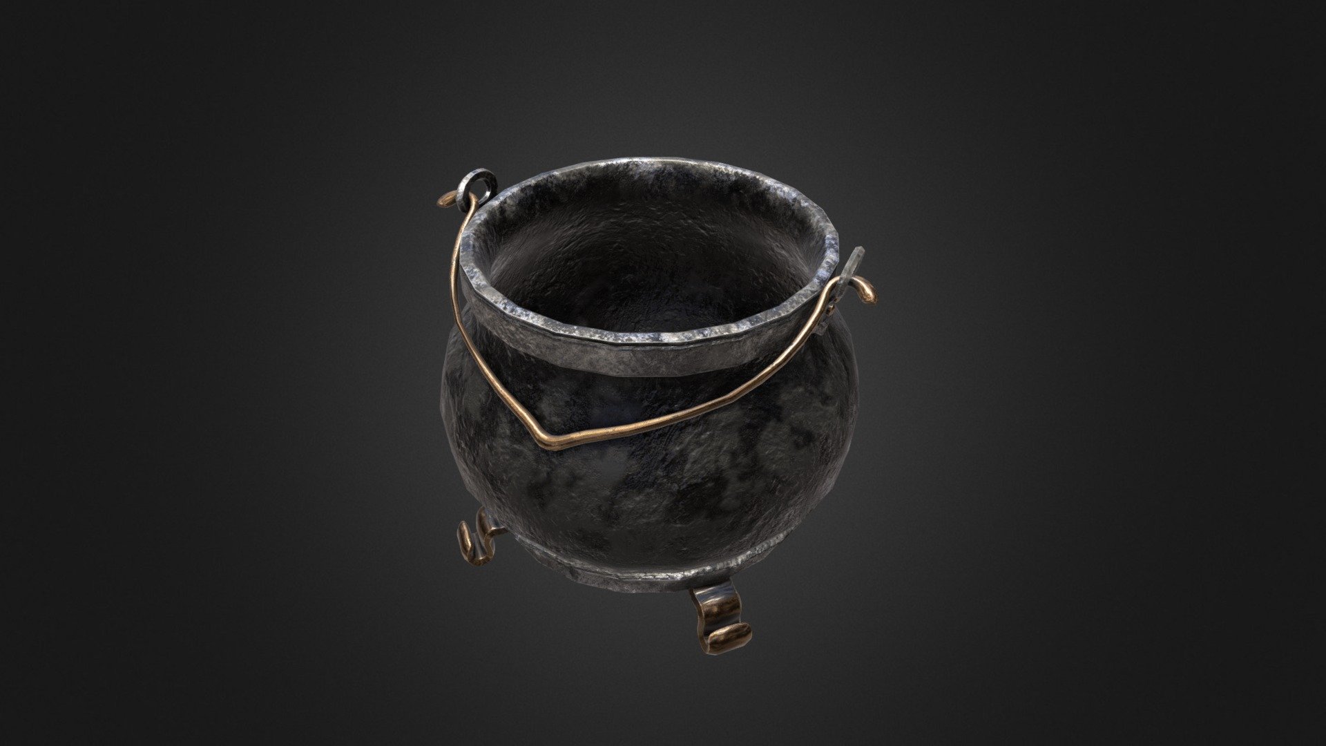 Iron Cauldron (game ready asset) - Download Free 3D model by Pixel Life ...
