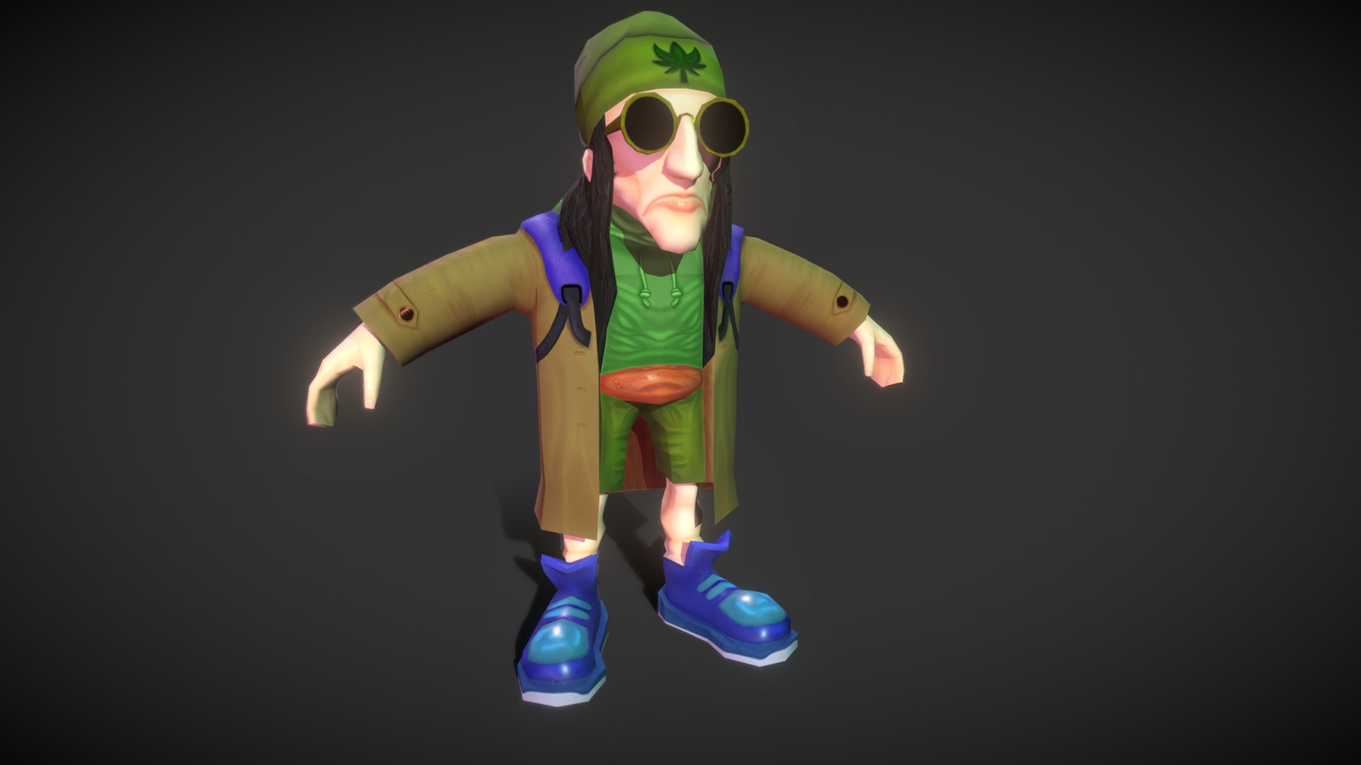 Drag Man Character - 3D model by Linnik Pavel (@LinnikPaul) [bf6d04b ...
