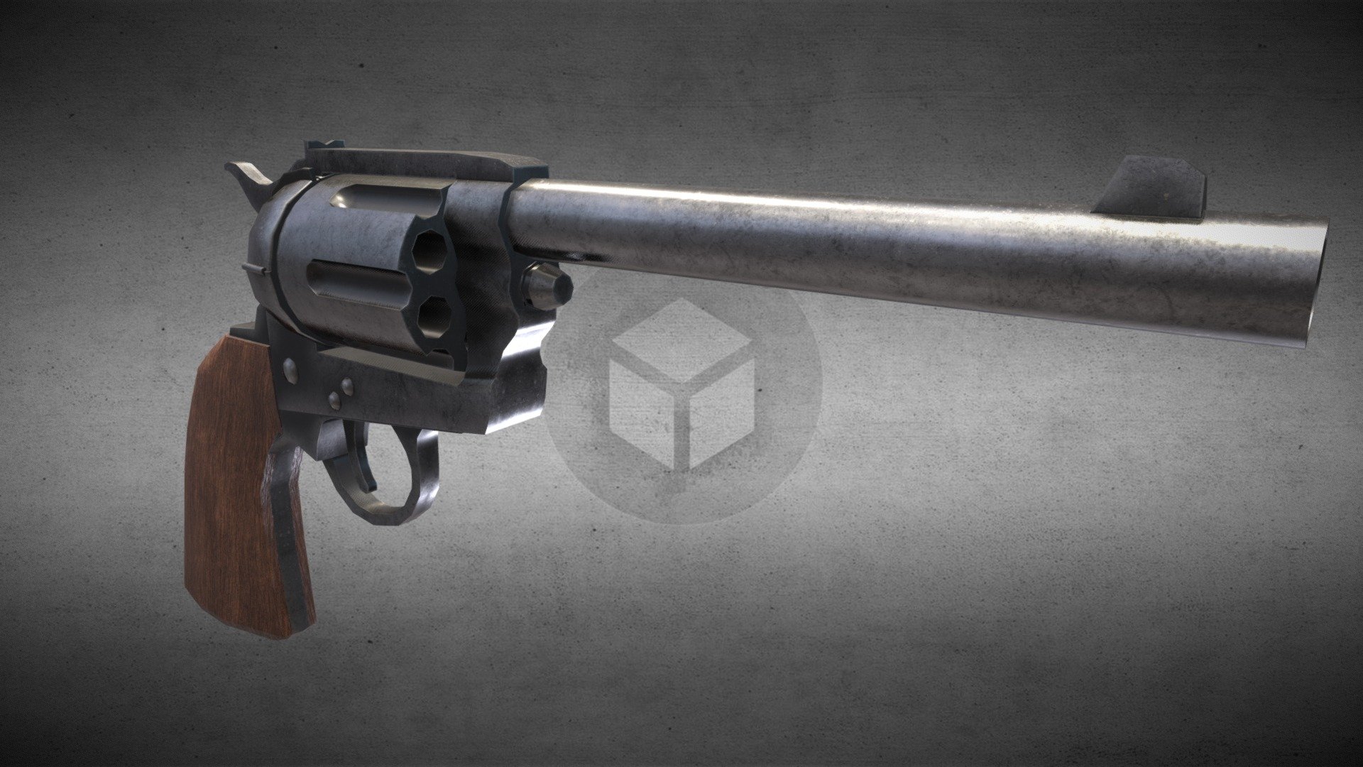Revolver - 3D model by JesseKu [bf6f7a9] - Sketchfab