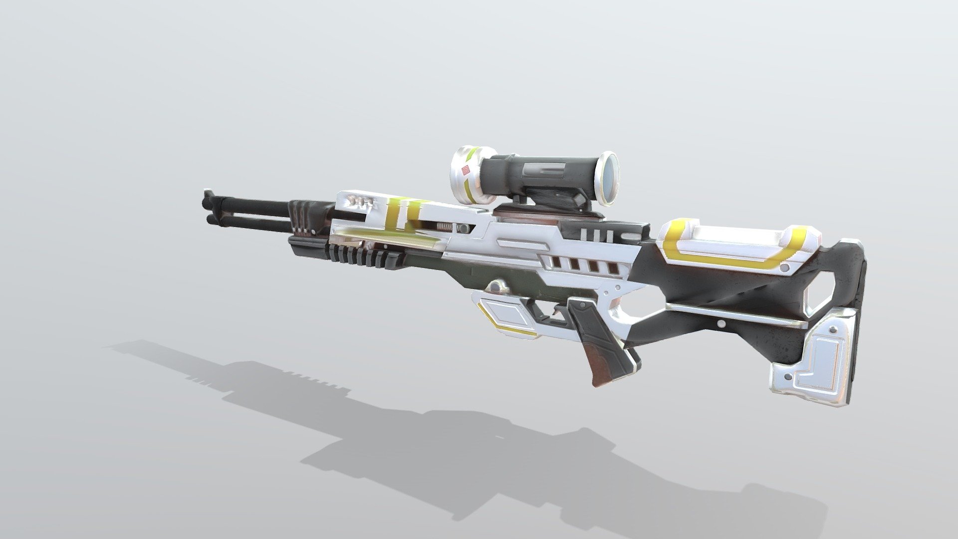 Sniper Rifle - 3D model by Confot [bf6fbc5] - Sketchfab