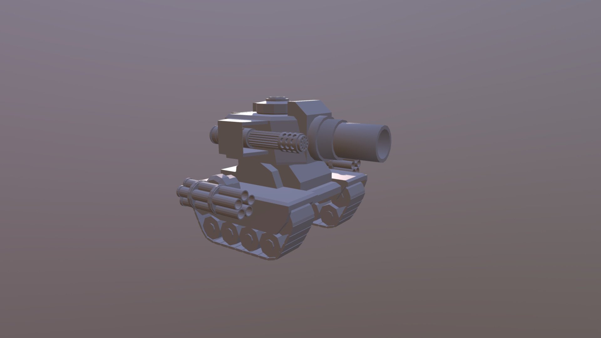 Mega Tank - 3D model by dannu [bf70835] - Sketchfab